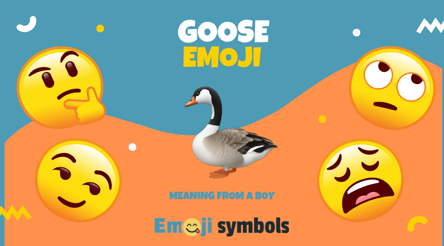 Goose 🪿 Emoji Meaning From a Guy: Decoding His Message | EmojiSymbols.net