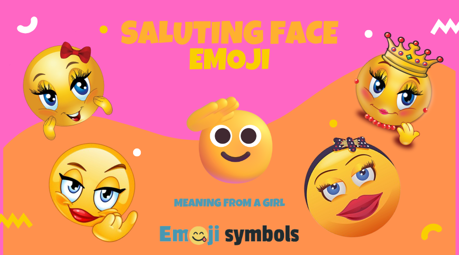 Saluting Face Emoji 🫡 Meaning From a Girl: What She’s Trying to Say ...